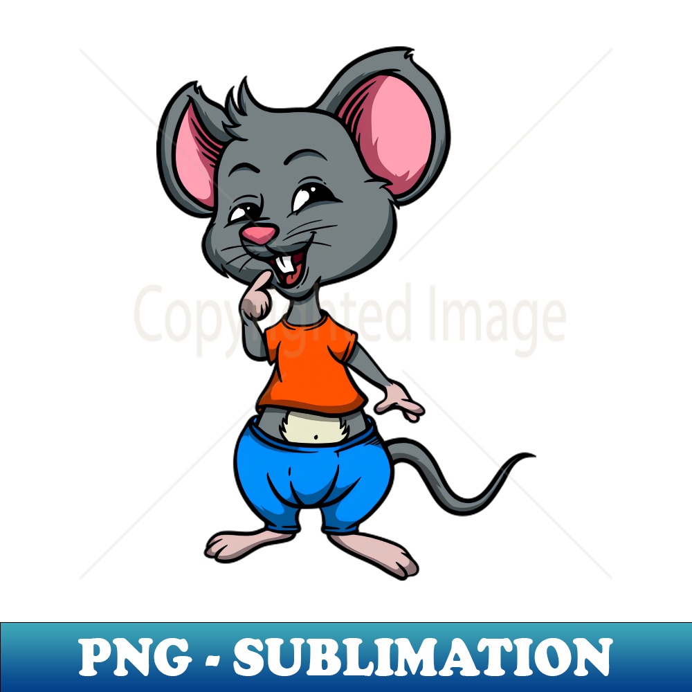 Cute Anthropomorphic Human-like Cartoon Character Mouse in C | Inspire ...