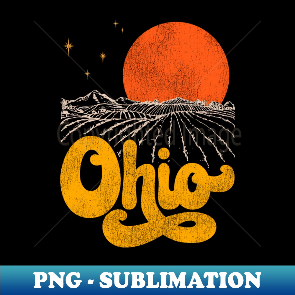 Vintage State of Ohio Mid Century Distressed Aesthetic - Ins | Inspire ...