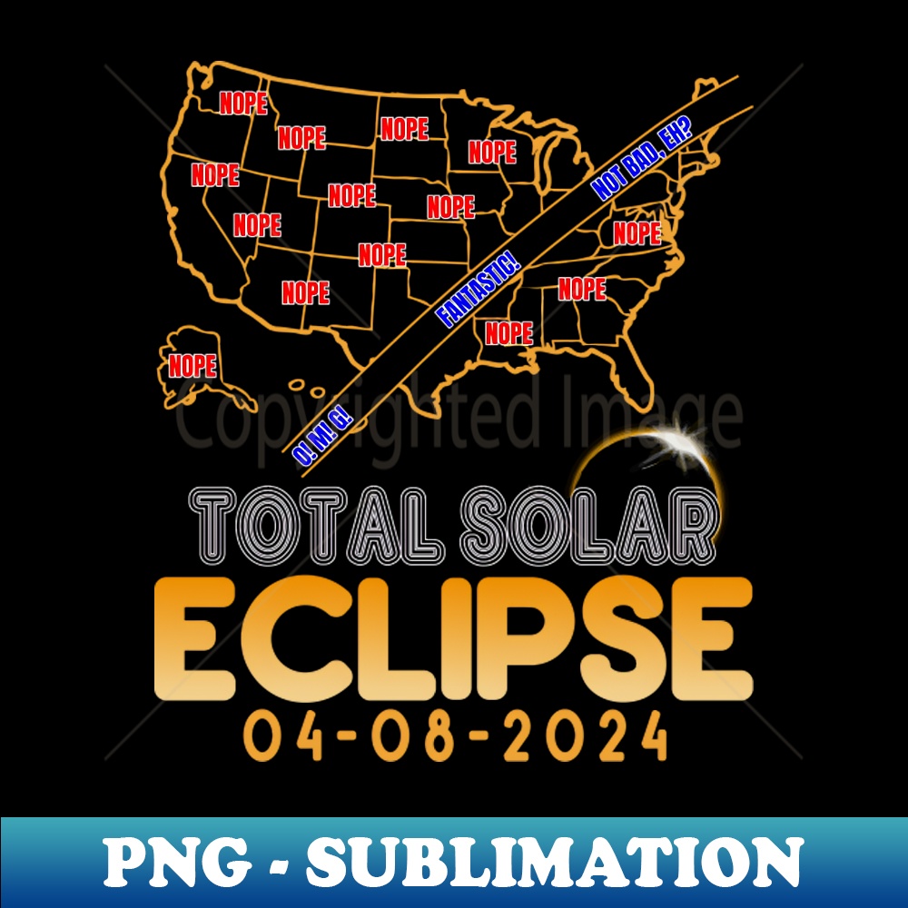 America Total Solar Eclipse USA Map Of Nope Meme 04.08.2024 | Inspire ...