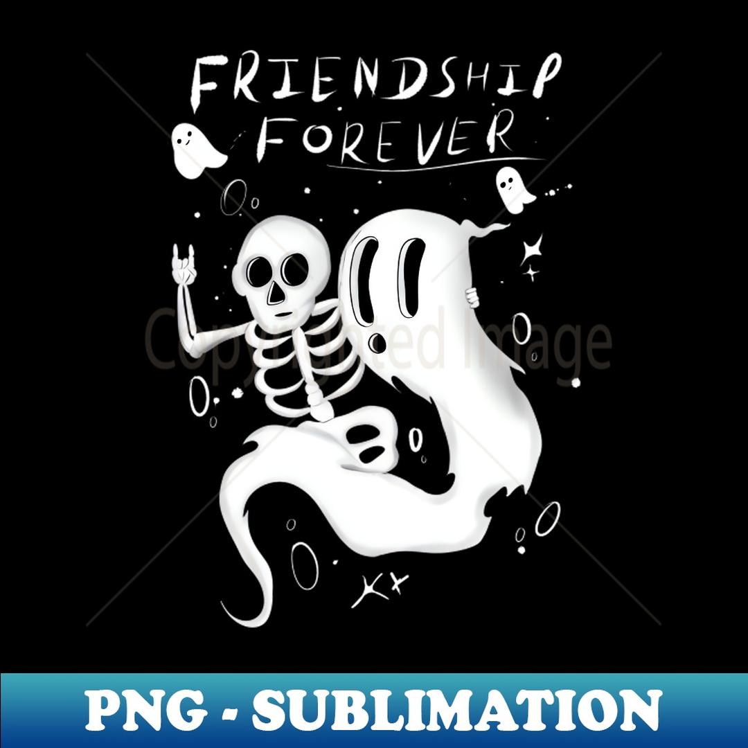 Friendship forever of Ghost and Skull - Premium Sublimation | Inspire ...