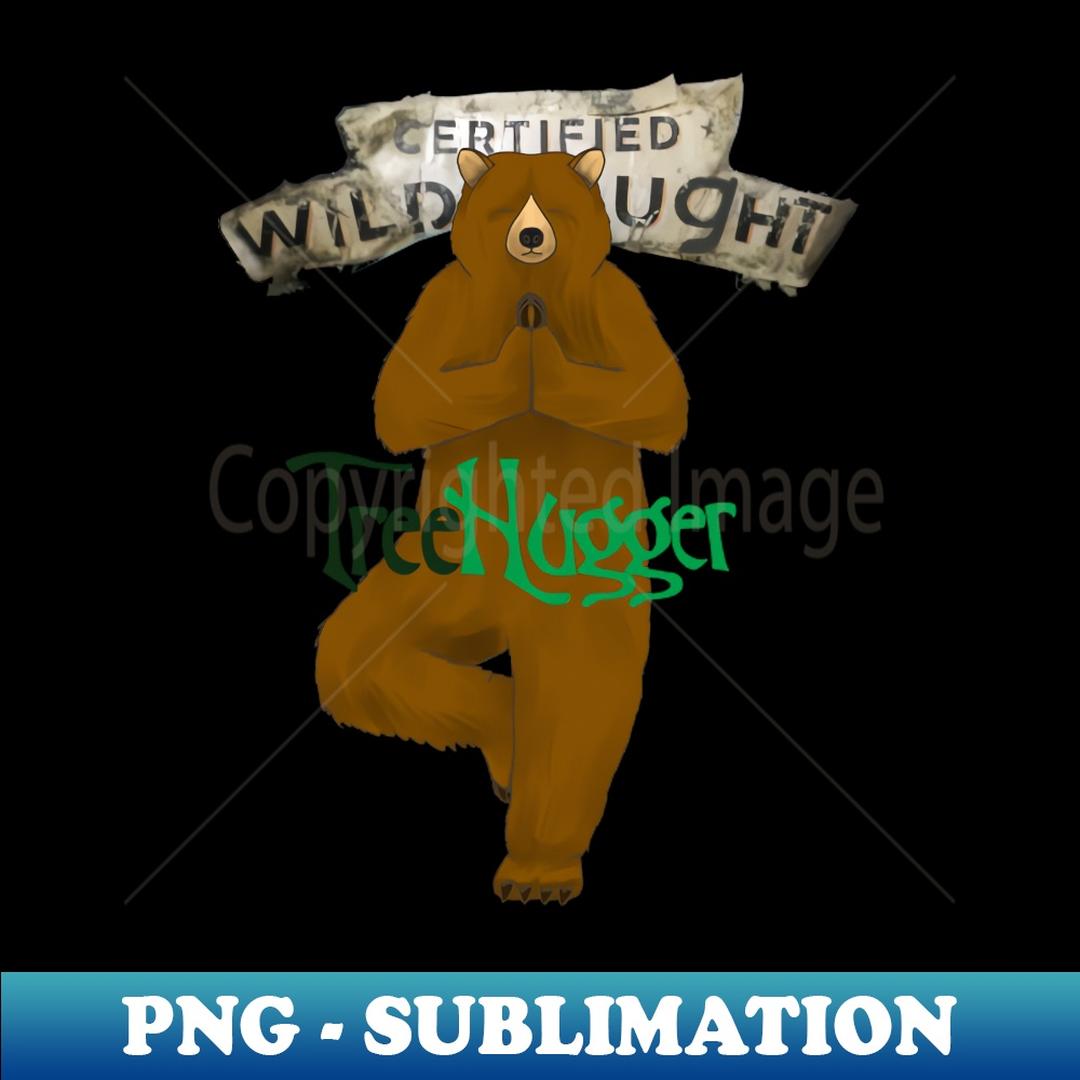 Wild Caught Tree Hugger Bear 1 - Aesthetic Sublimation Digit | Inspire ...