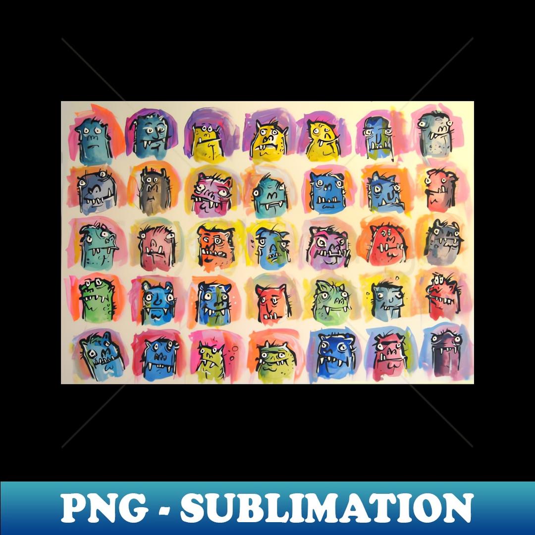 MONSTERS! - High-Resolution PNG Sublimation File | Inspire Uplift