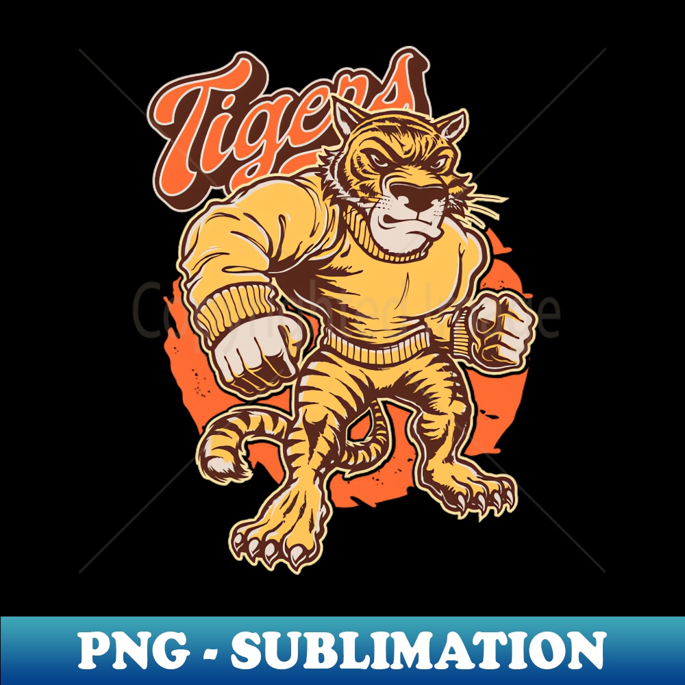 Fighting Tiger - PNG Transparent Sublimation Design - Bring | Inspire ...
