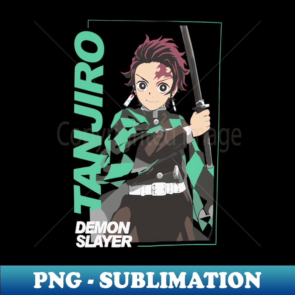 Demon Slayer Tanjiro Kamado - PNG Transparent Sublimation Fi | Inspire ...