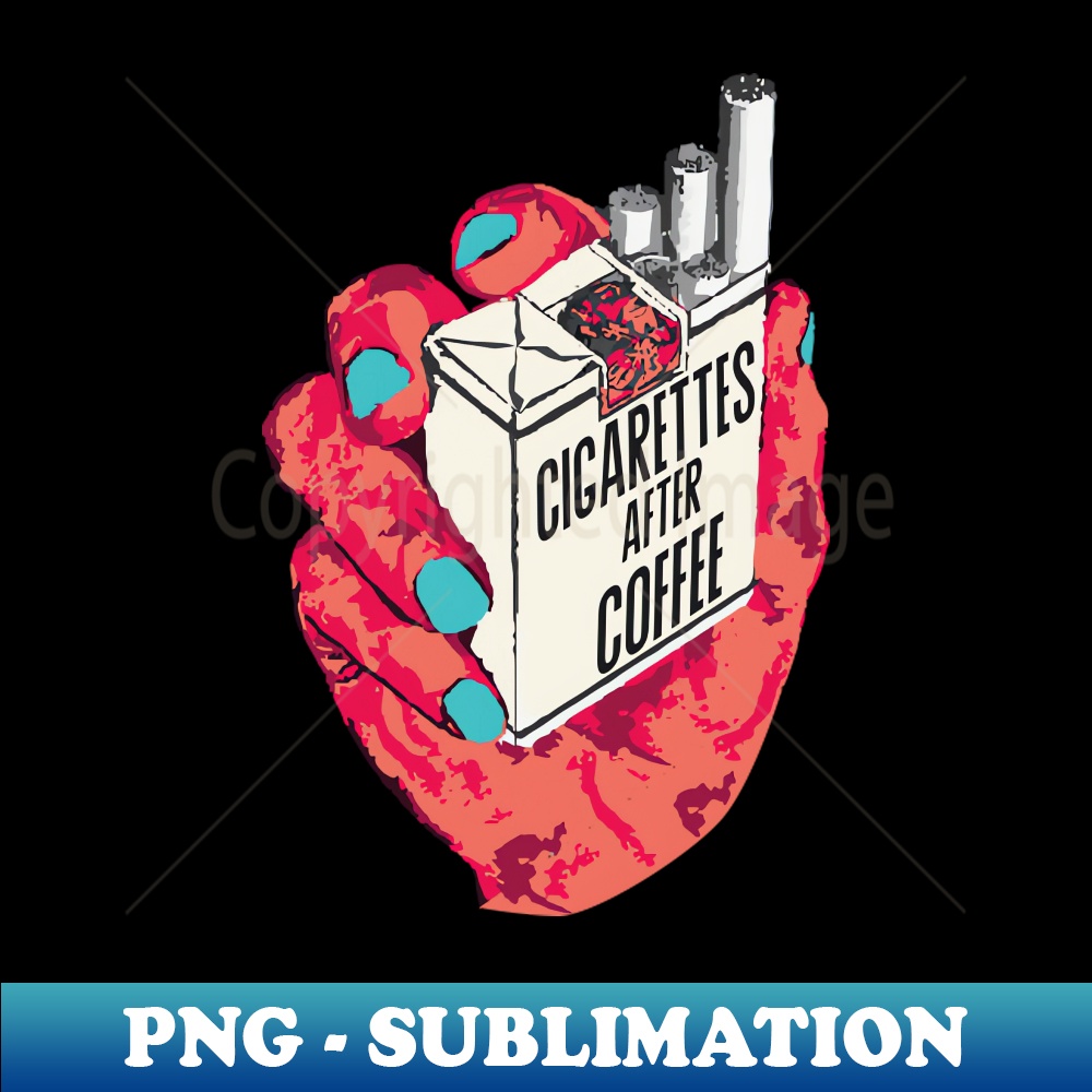 Cigarettes After Coffee Vintage Aesthetic Retro Art for Caff | Inspire ...