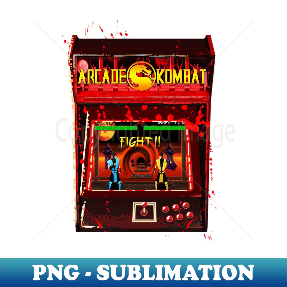 Fighting Arcade Machine - Stylish Sublimation Digital Downlo | Inspire ...