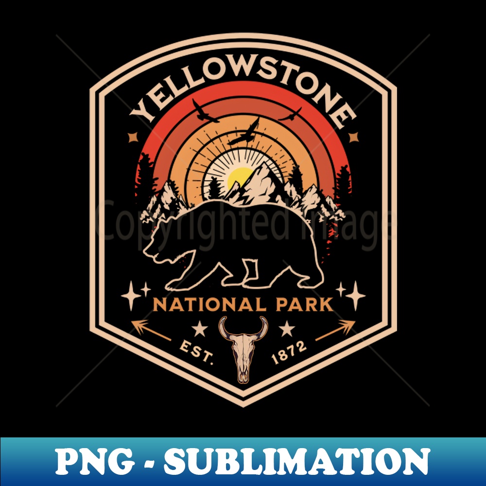 Yellowstone National Park Logo - Professional Sublimation Di | Inspire ...