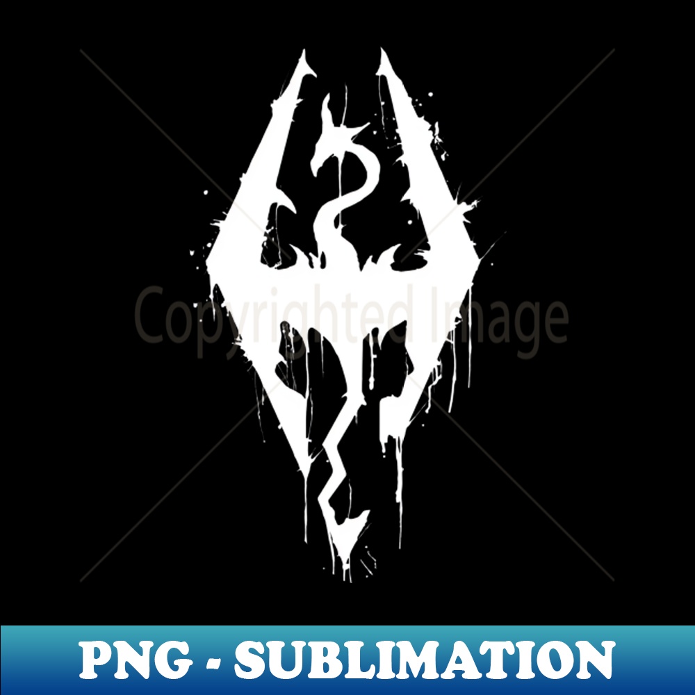 Skyrim - Dragonborn Symbol - Modern Sublimation PNG File - R | Inspire ...