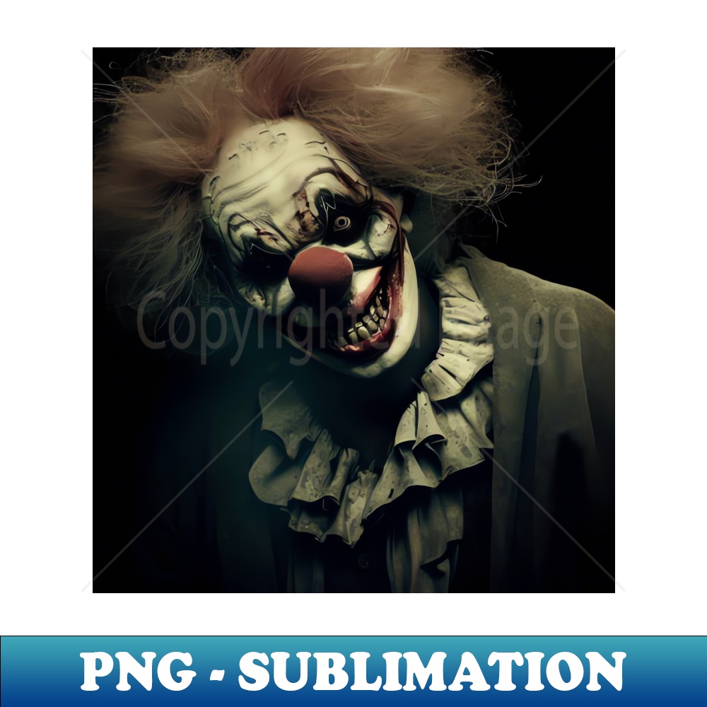 Creepy Clown Charlie - PNG Transparent Sublimation File - Bo | Inspire ...