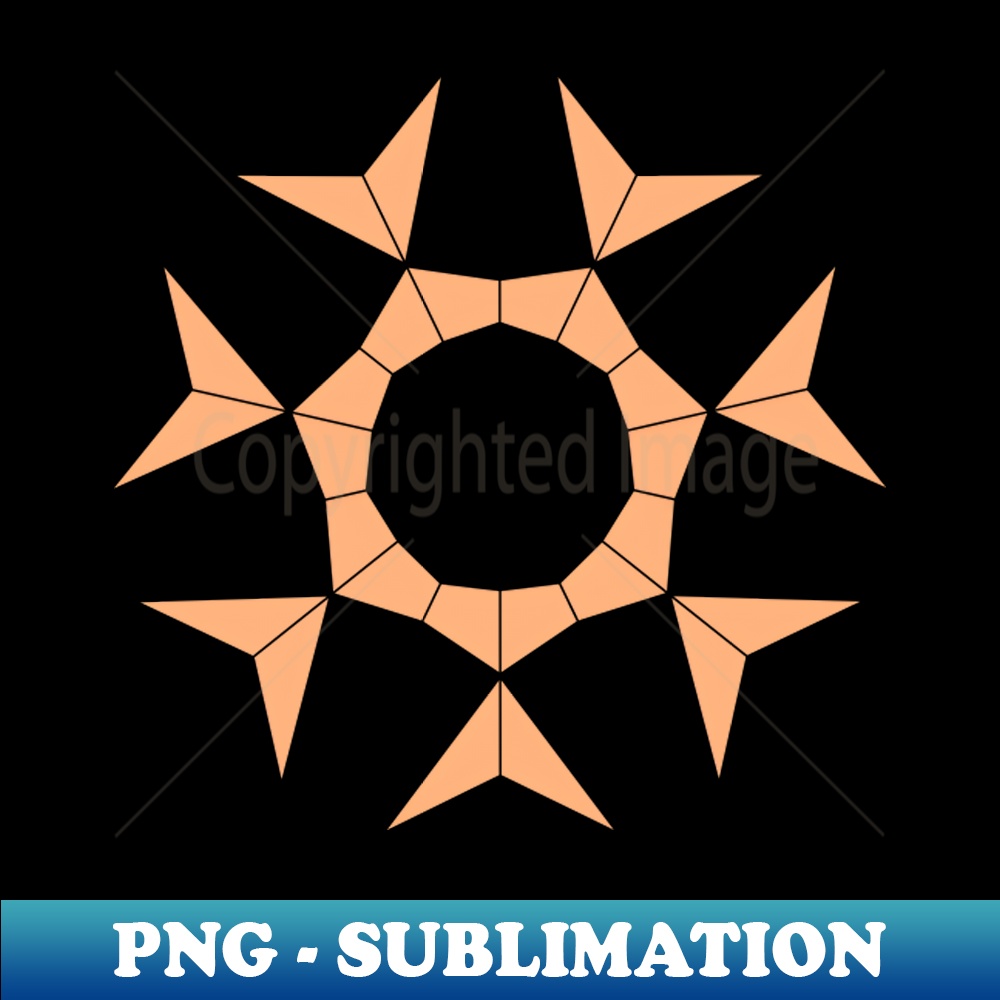 Light Brown 7 point star - PNG Transparent Digital Download | Inspire ...