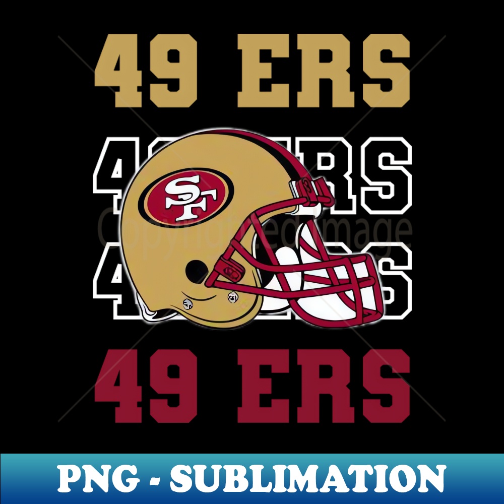 49 ERS FOOTBALL SAN FRANSISCO - High-Quality PNG Sublimation | Inspire ...