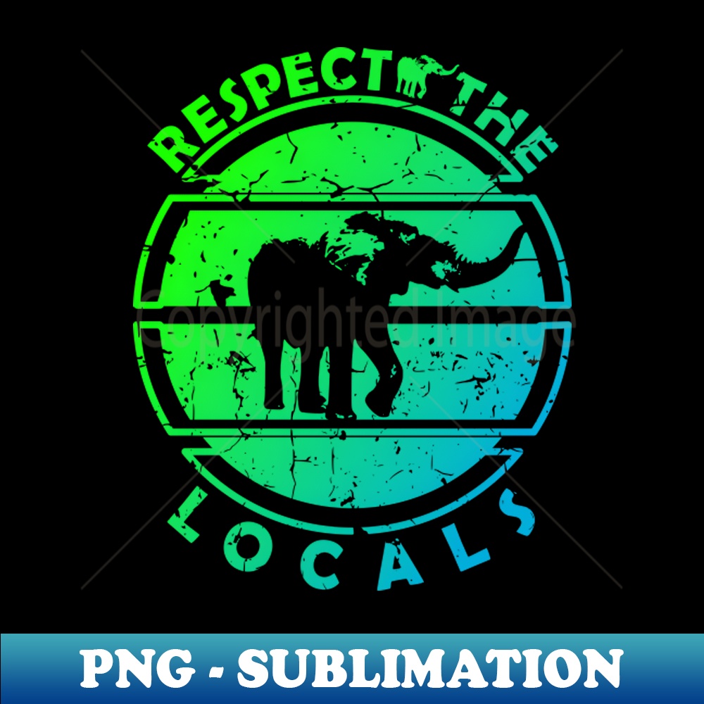 Respect the Locals Elephant Land Animal Silhouette - Artist | Inspire ...