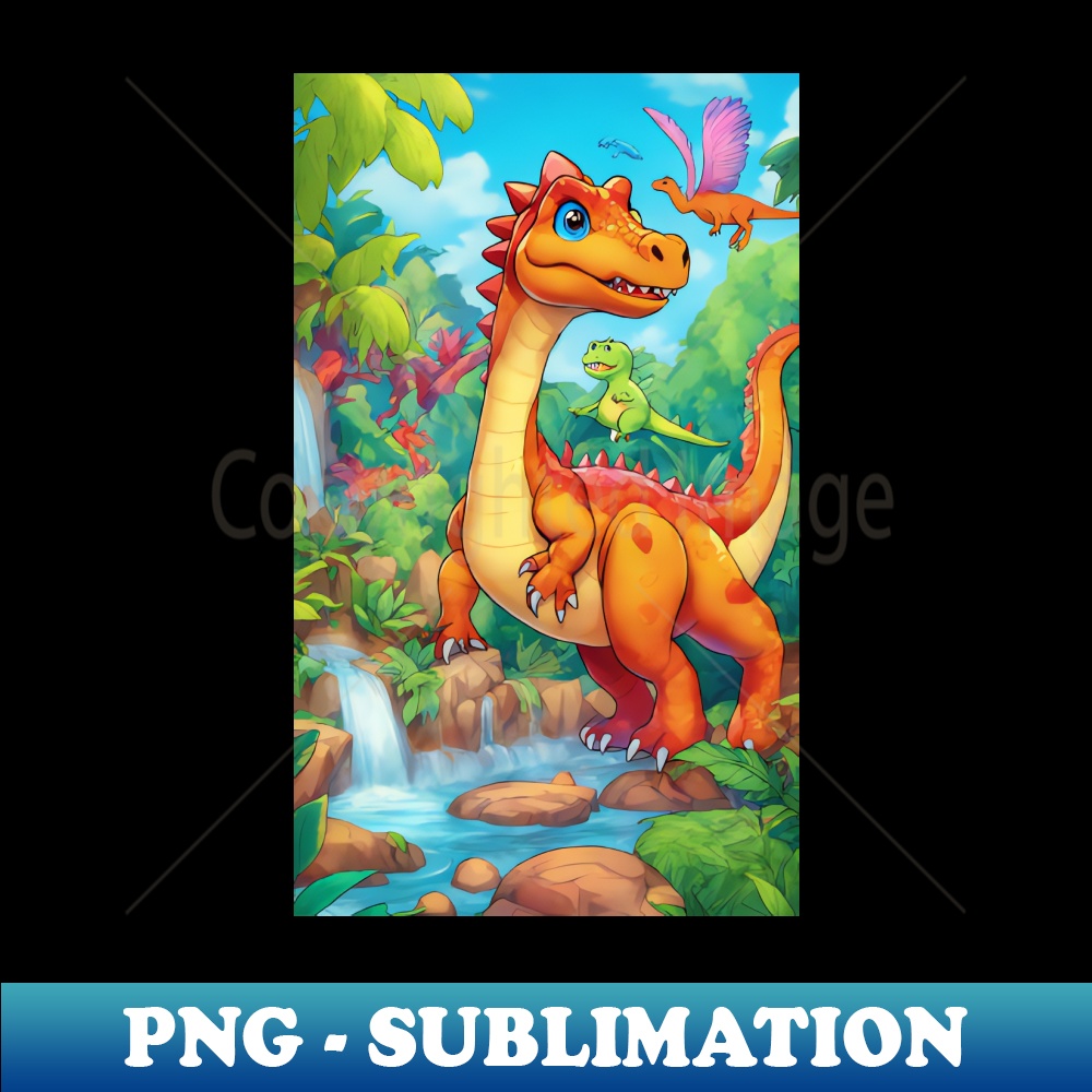 3d realistic coloring cartoon dinosaurs land - Instant PNG S | Inspire ...