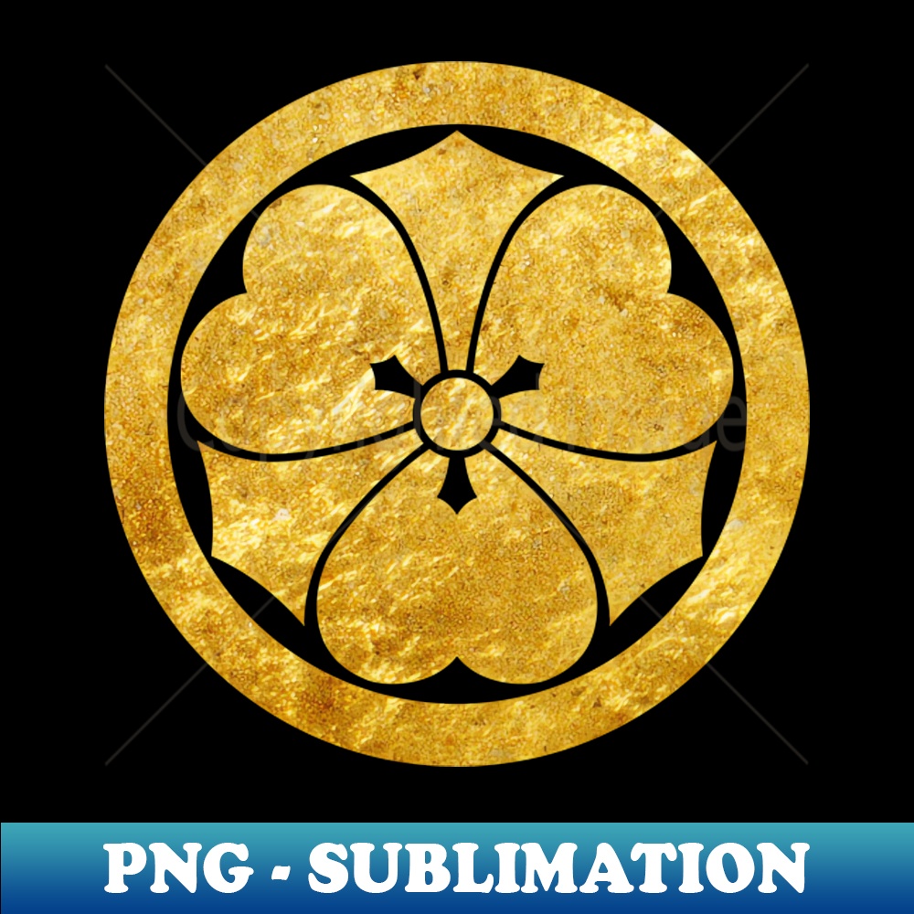 Sakai Mon Japanese samurai clan in faux gold - Exclusive PNG | Inspire ...