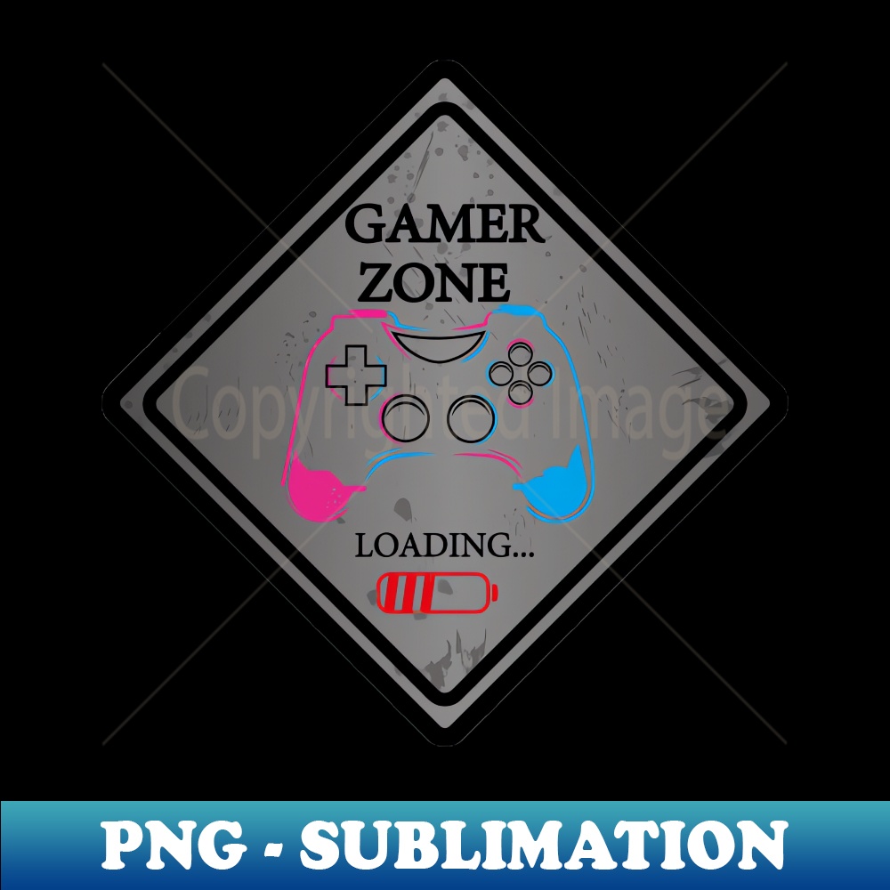 Gamer zone - PNG Transparent Sublimation Design - Unlock Vib | Inspire ...