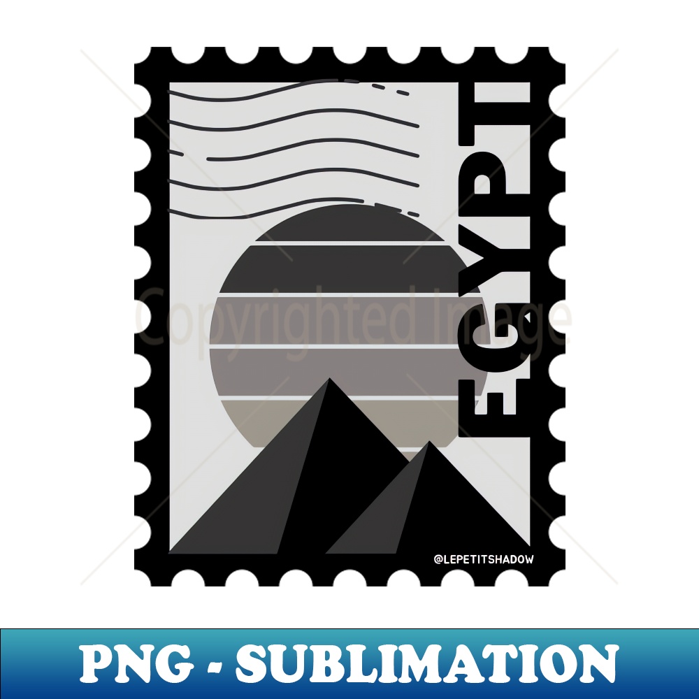Pyramid of Egypt Cairo Egypt Postage stamp - Digital Sublima | Inspire ...
