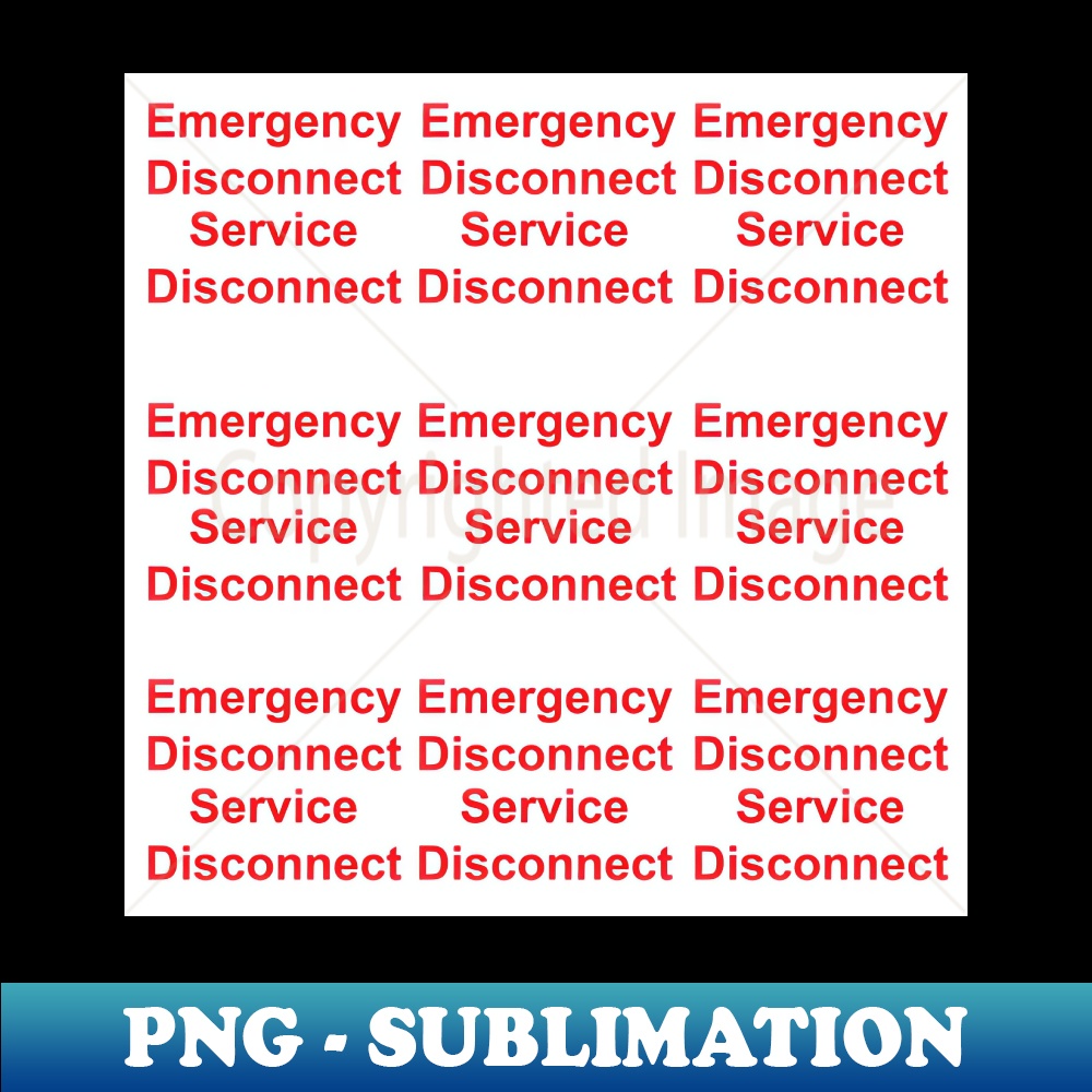 Emergency Disconnect Electrical Service Disconnect Labels - | Inspire ...