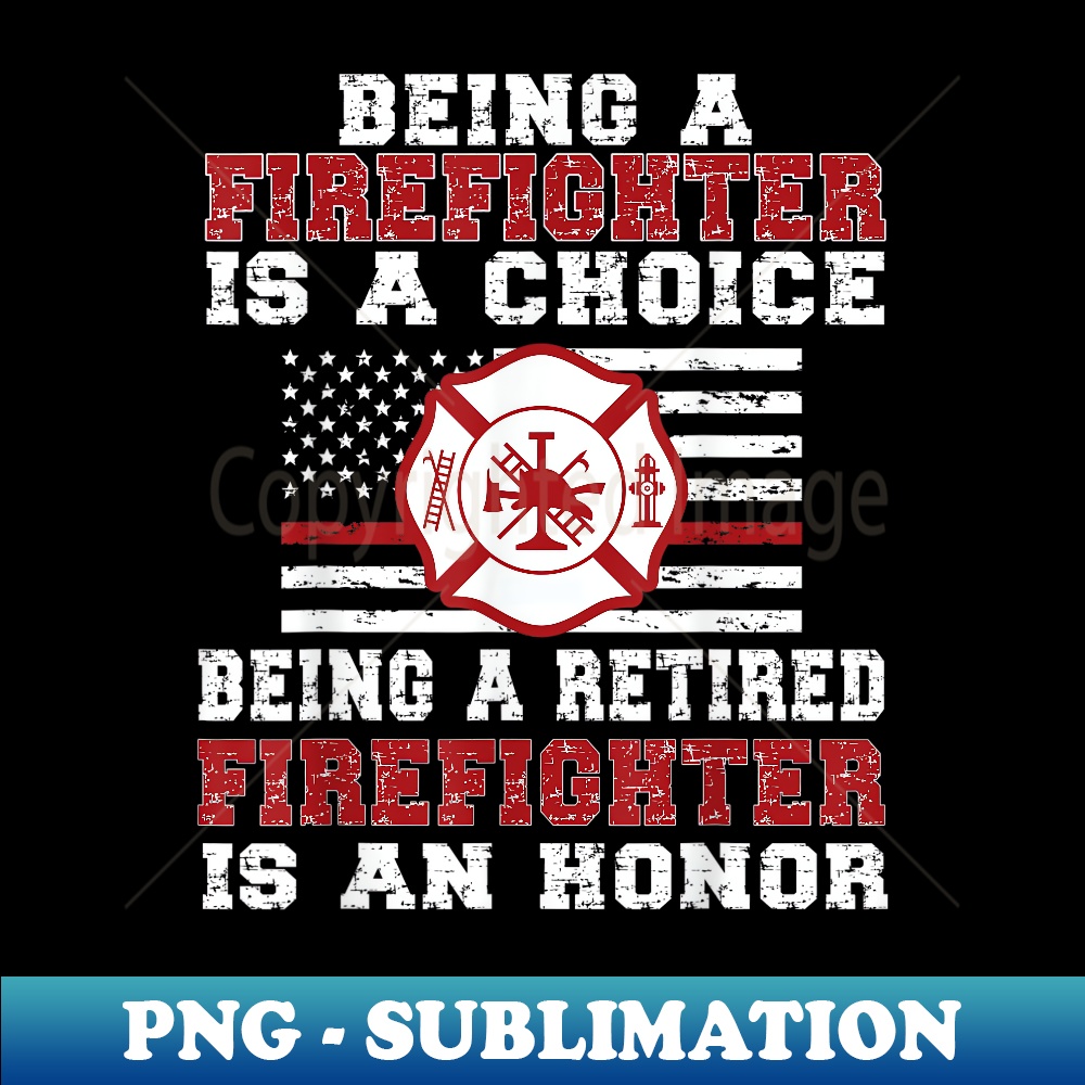 Proud Retired Firefighter Honor Retirement Fireman - Premium | Inspire ...
