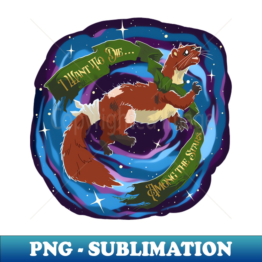 Sprinkle - The Fae Weasel - High-Resolution PNG Sublimation | Inspire Uplift