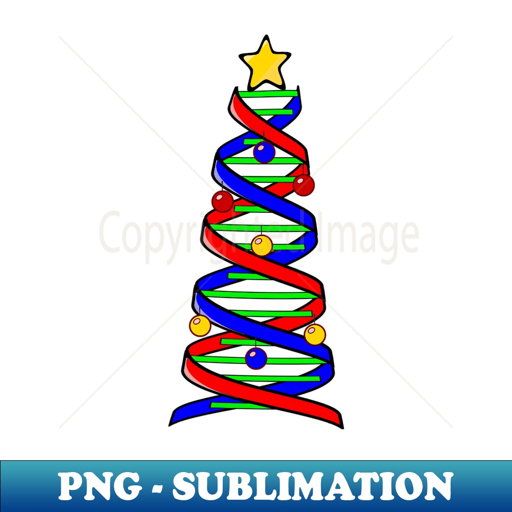 DNA Helix Christmas Tree Life Science Biology Teacher - Prof | Inspire ...