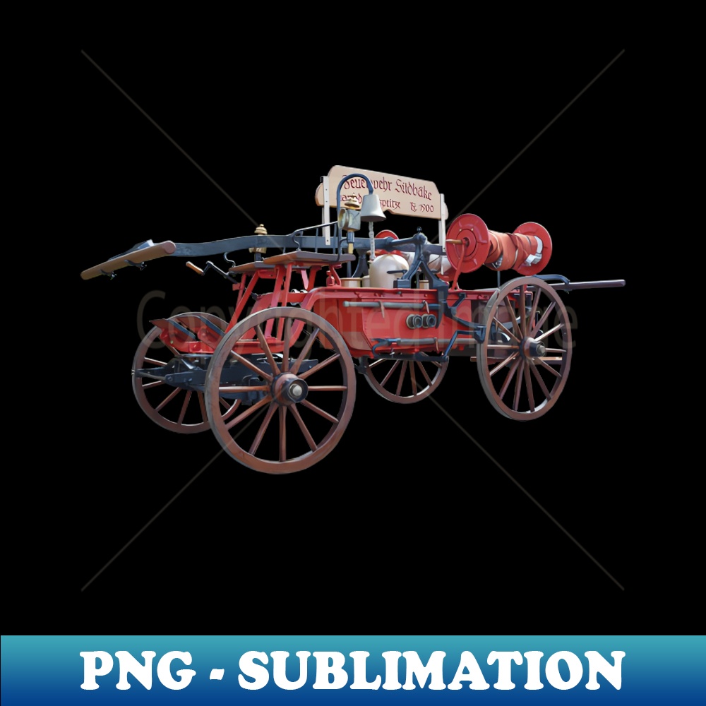Vintage Horse Drawn Hand Operated Fire Pump - Aesthetic Subl | Inspire ...