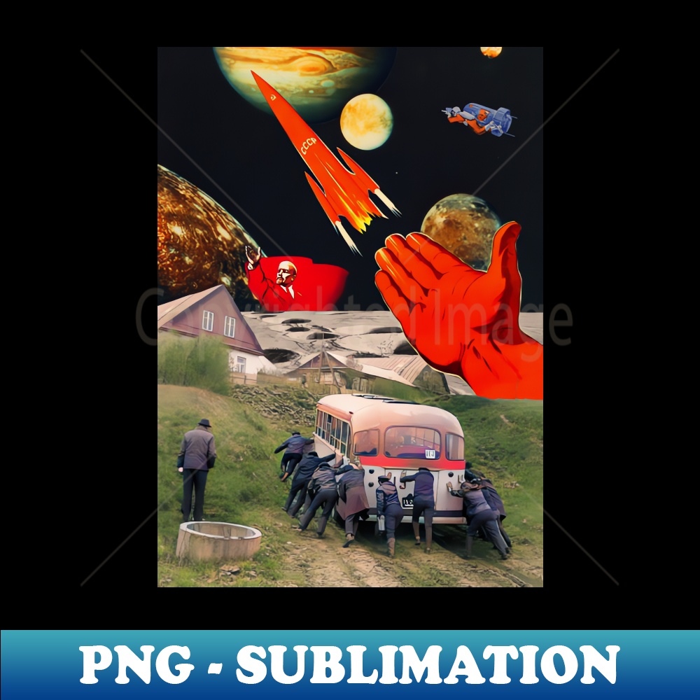 Soviet space race 1960s collage vintage retro space collage | Inspire ...
