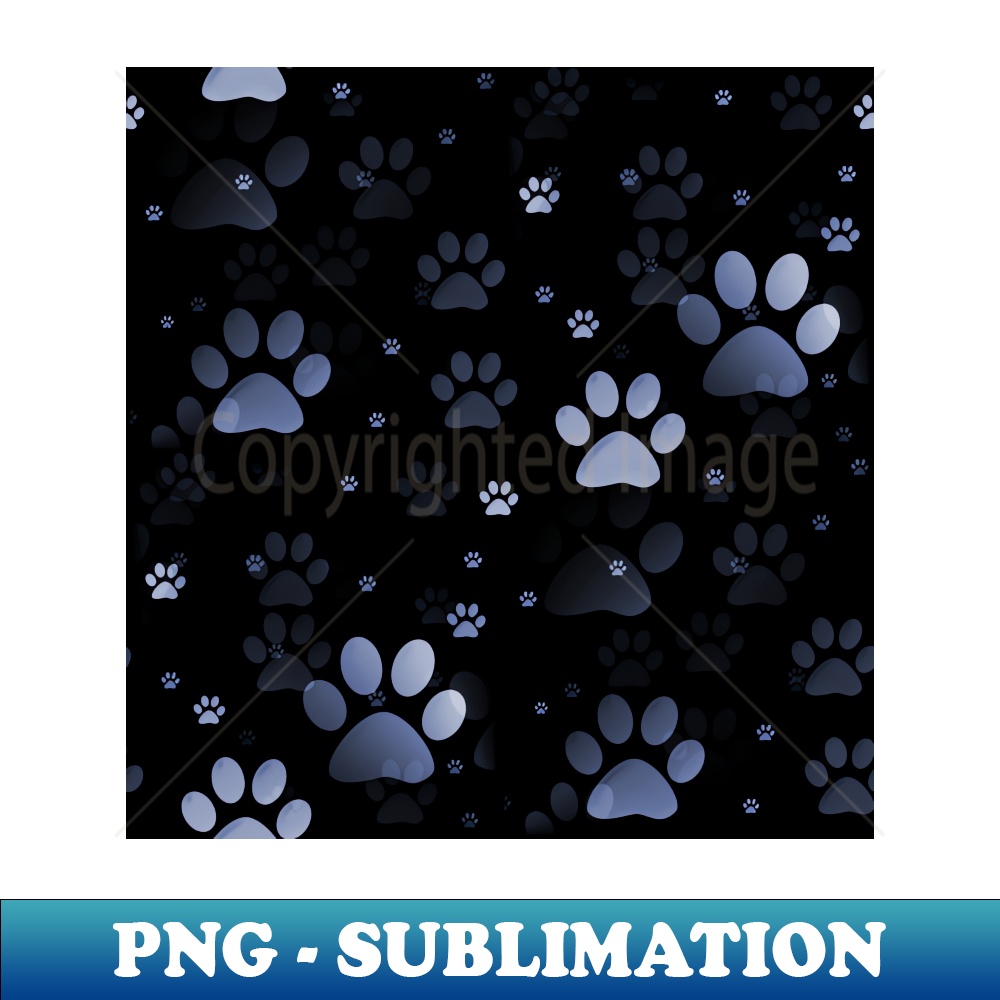 Blue Paw Prints - Signature Sublimation PNG File - Enhance Y | Inspire ...