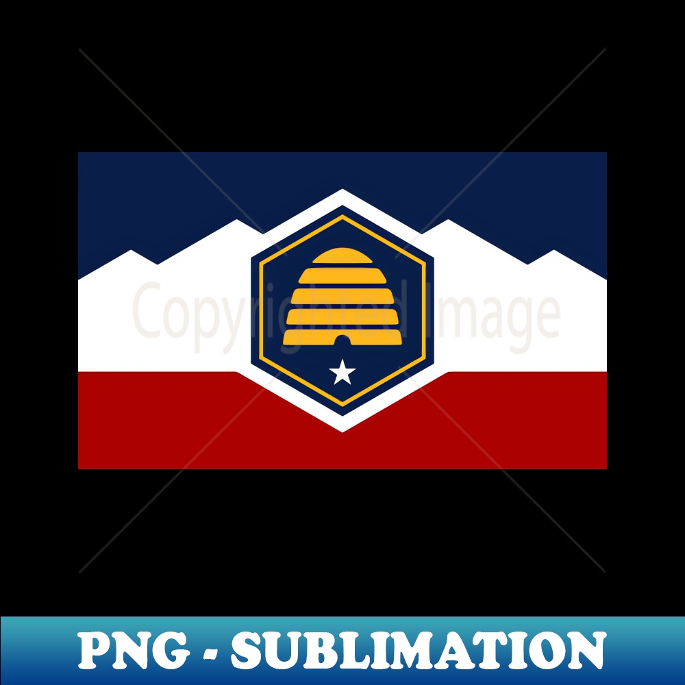 New Utah State Flag - Premium PNG Sublimation File - Unlock | Inspire ...