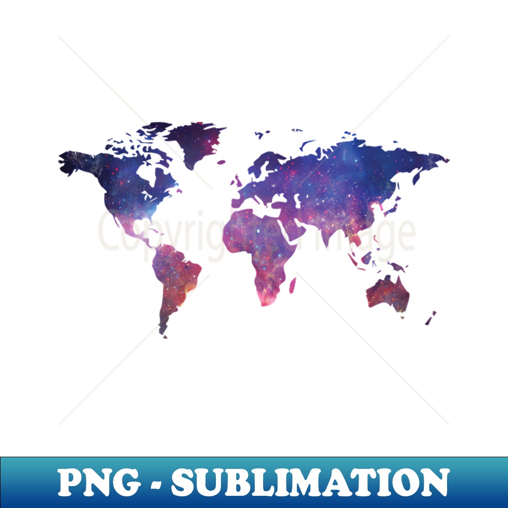 World Map - Elegant Sublimation PNG Download - Perfect for S | Inspire ...