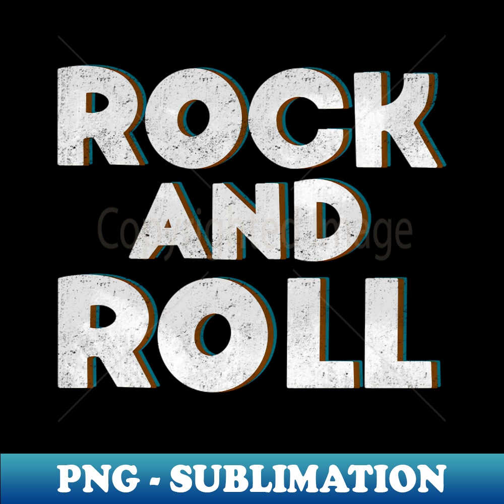 Rock and roll big - PNG Transparent Sublimation File - Defyi | Inspire ...
