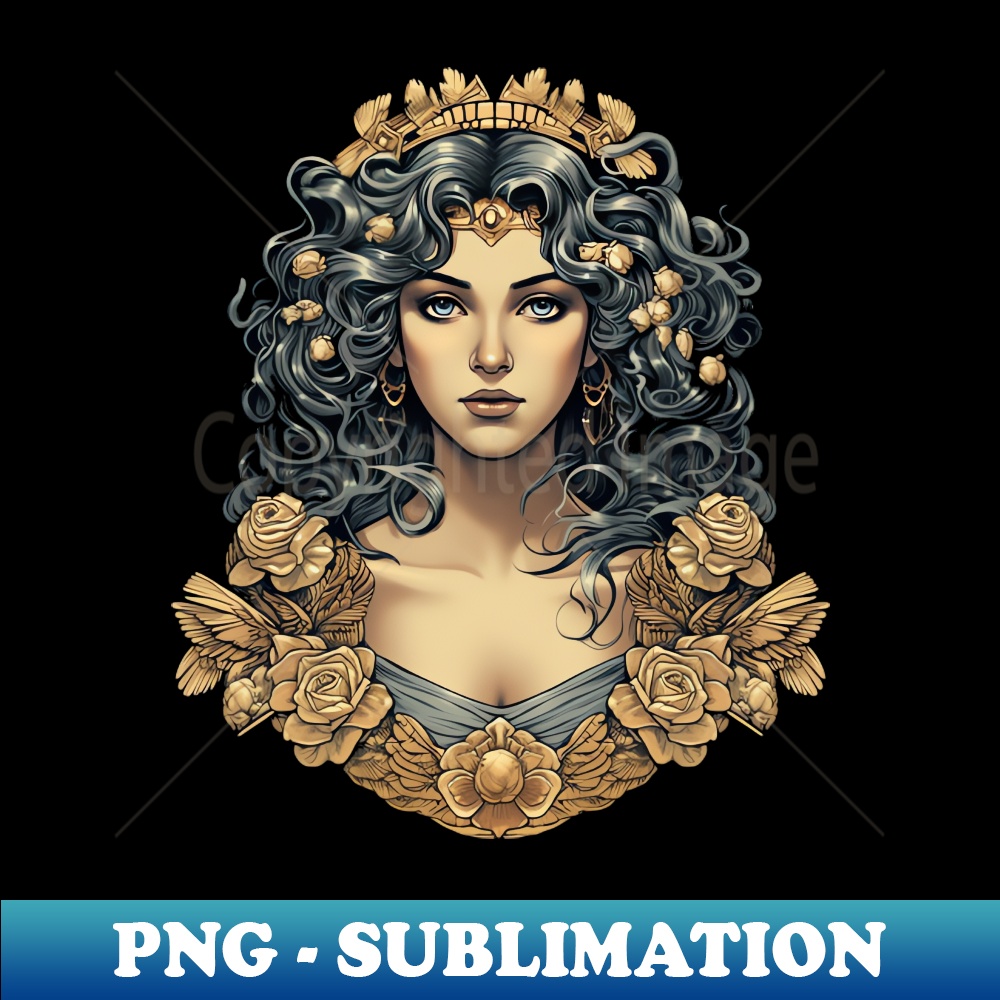 Greek Goddess of Beauty Aphrodite - Unique Sublimation PNG D - Inspire ...