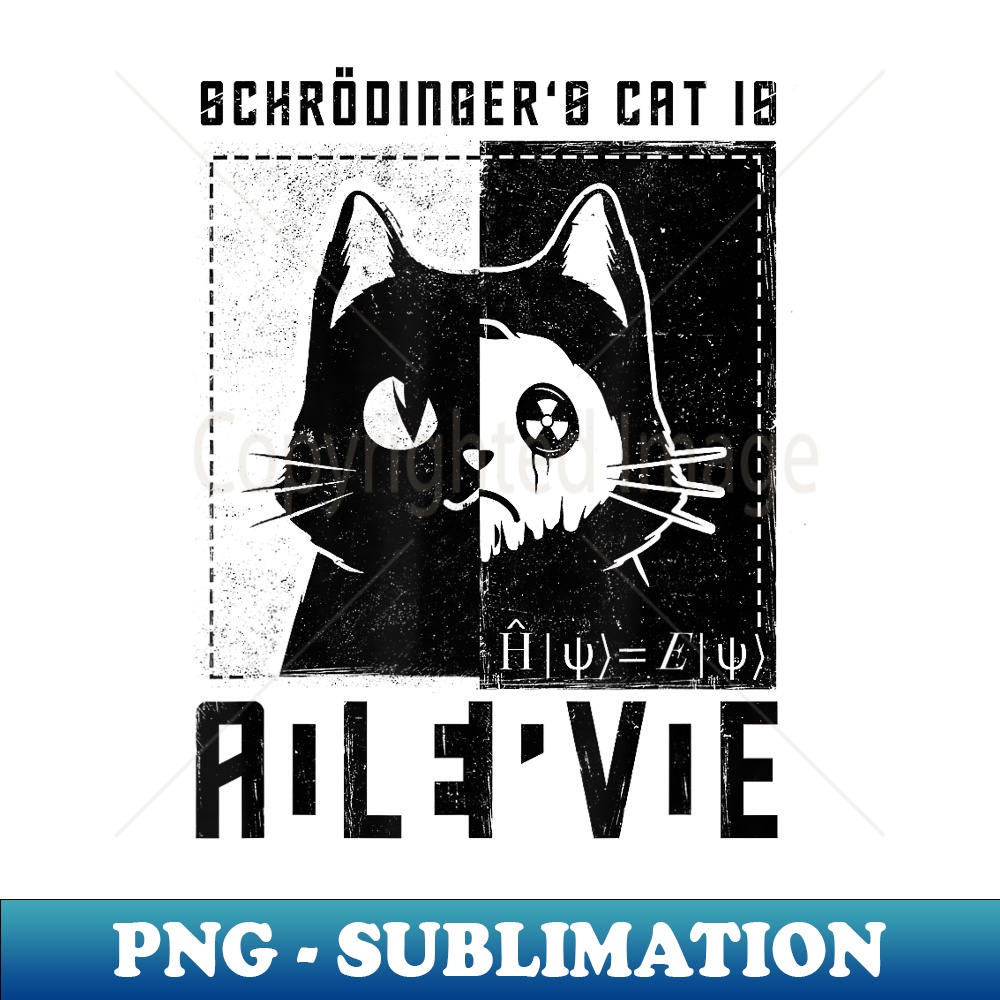 Schrodinger's Cat Is Dead And Alive Quantum Physics - Trendy | Inspire Uplift