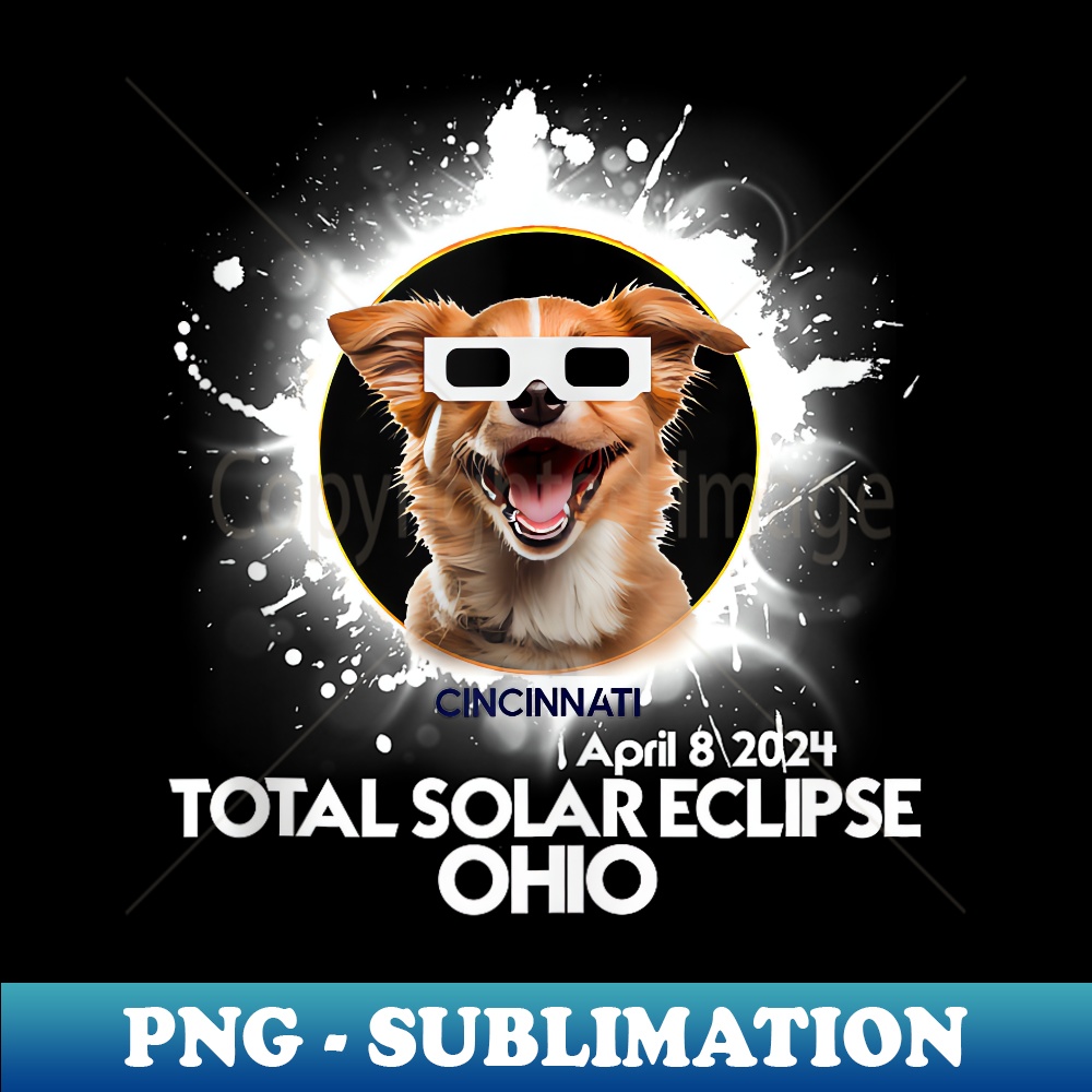 Total Solar Eclipse 2024 Cincinnati Ohio Solar Eclipse Dog - | Inspire ...