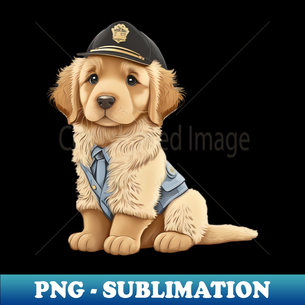 Labrador Retriever puppy in police uniform - PNG Transparent | Inspire ...