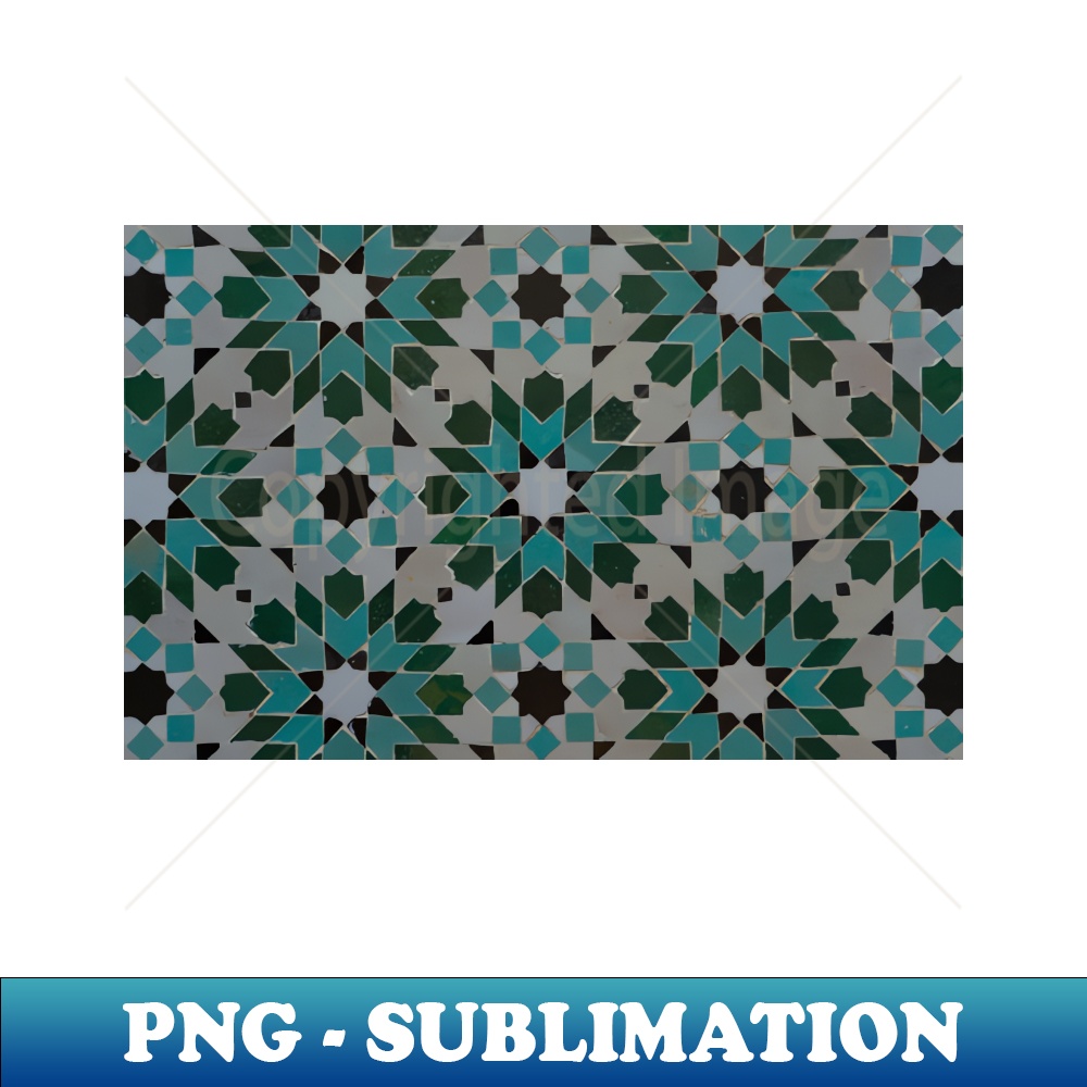 Morocco Islamic tile pattern 5 - Artistic Sublimation Digita | Inspire Uplift