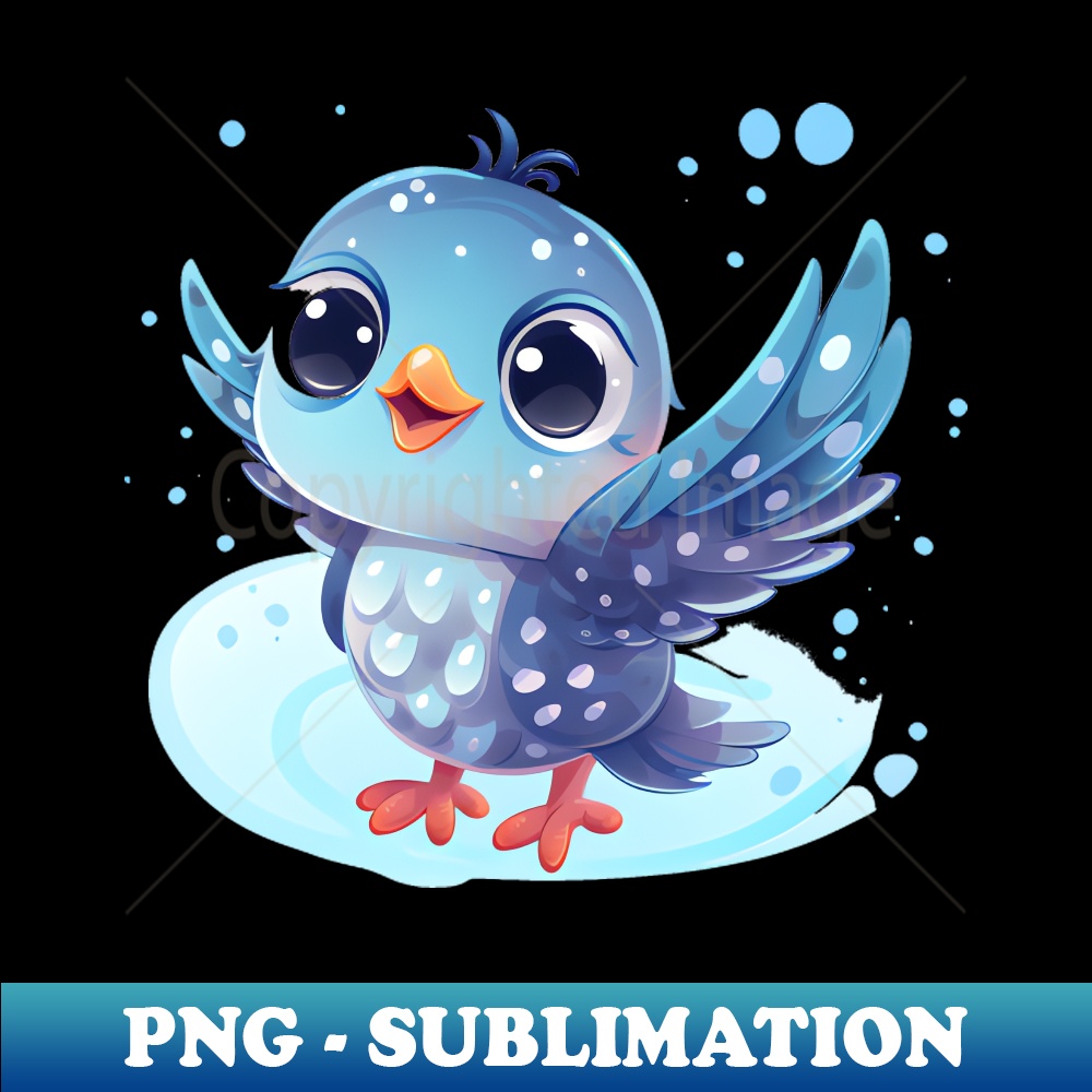 Little Bird with Polka Dot Wings - Signature Sublimation PNG | Inspire ...