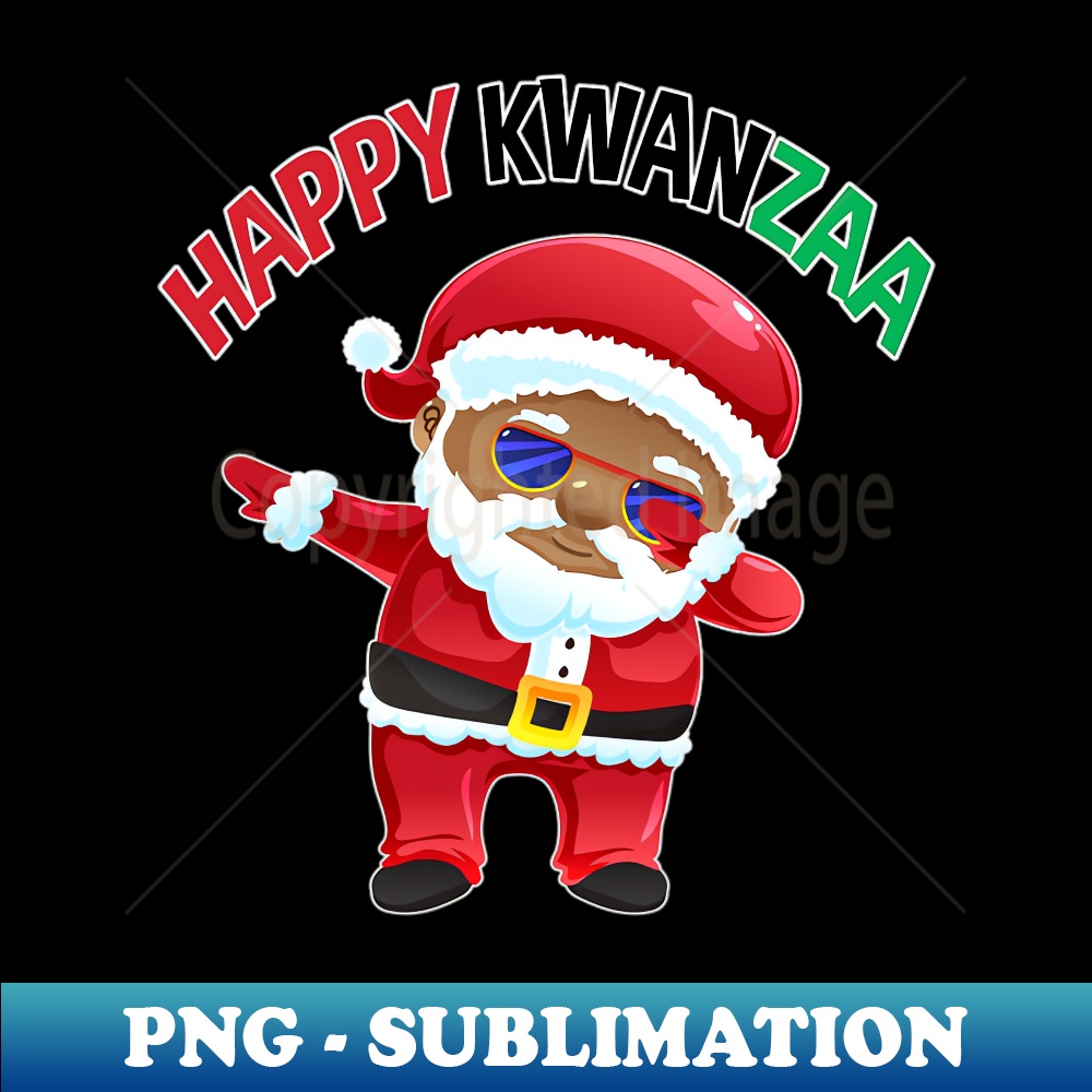 Black Christmas Happy Kwanzaa Merry African Holiday - High-R - Inspire ...