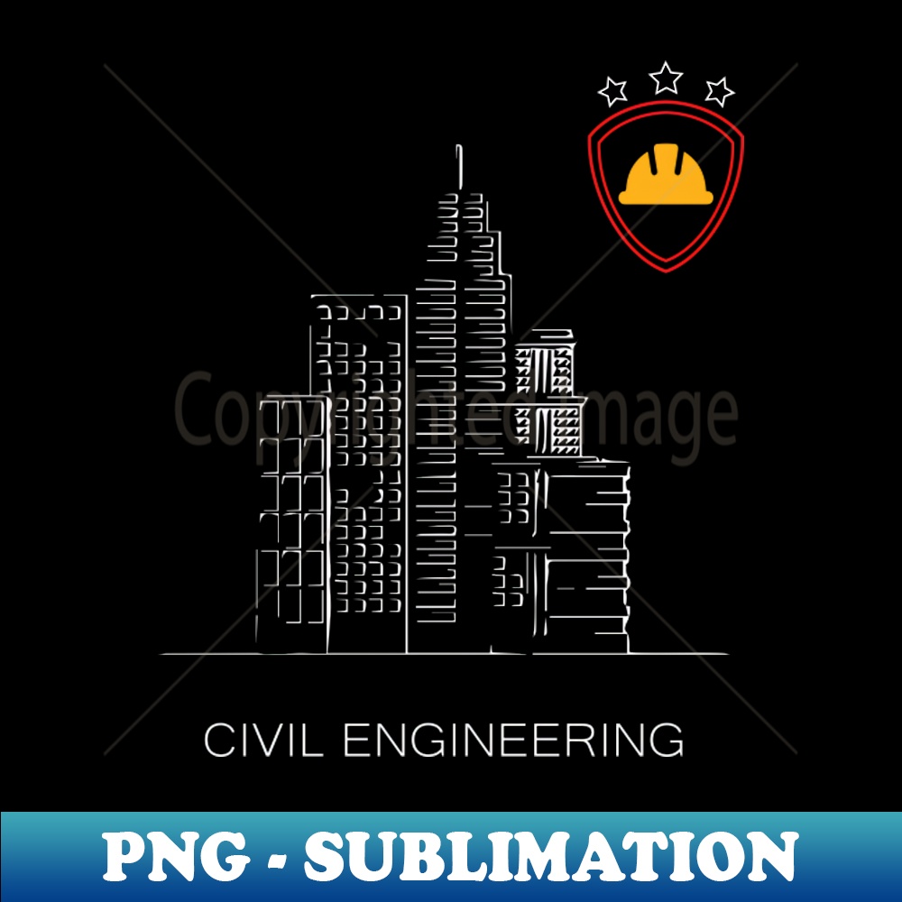 Civil engineering text logo and buildings - Exclusive PNG Su - Inspire ...