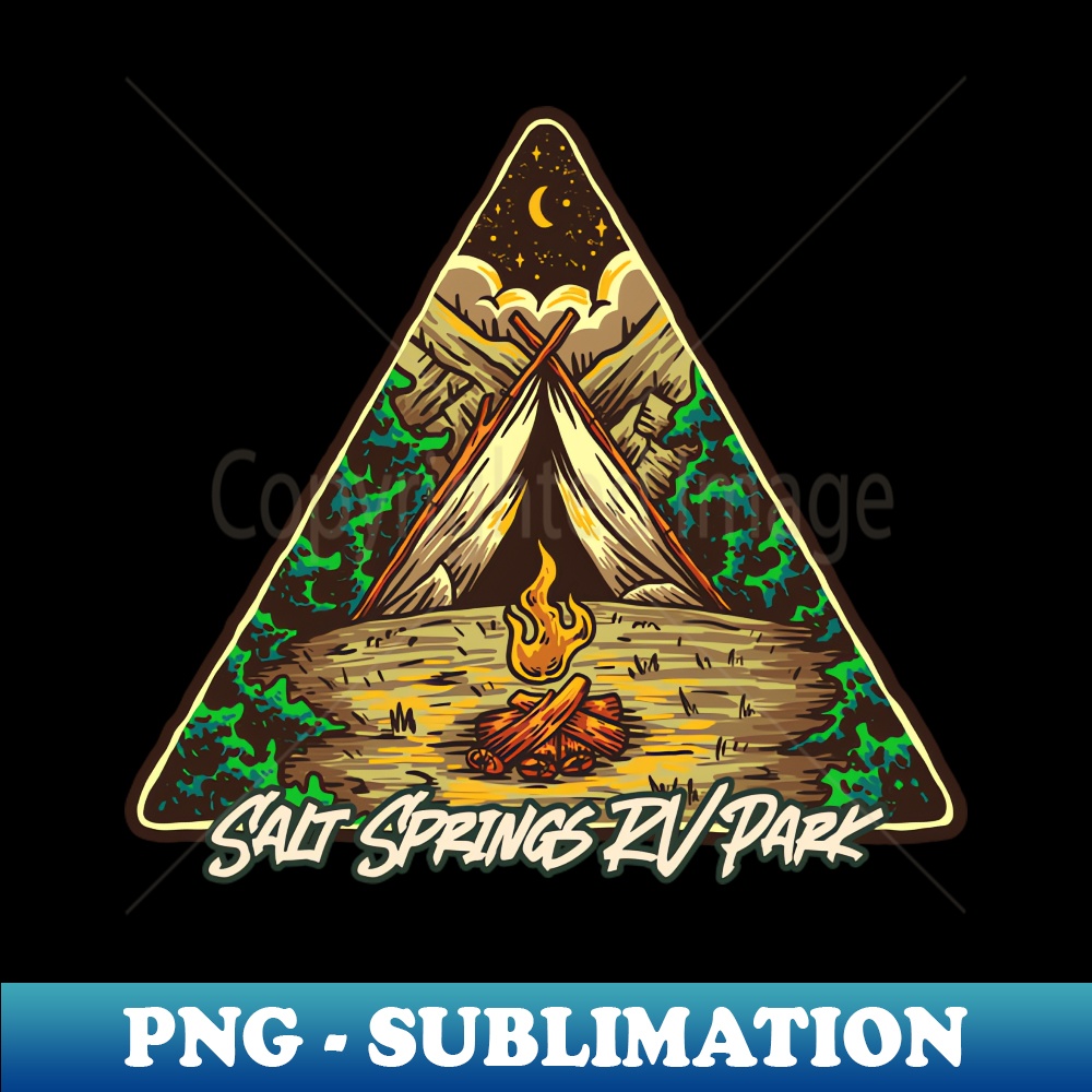 Salt Springs RV Park - Decorative Sublimation PNG File - Per | Inspire ...