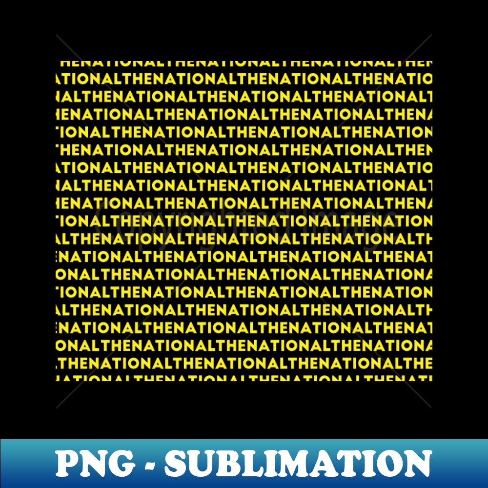 The National Band Logo Art in Yellow - Stylish Sublimation D | Inspire ...