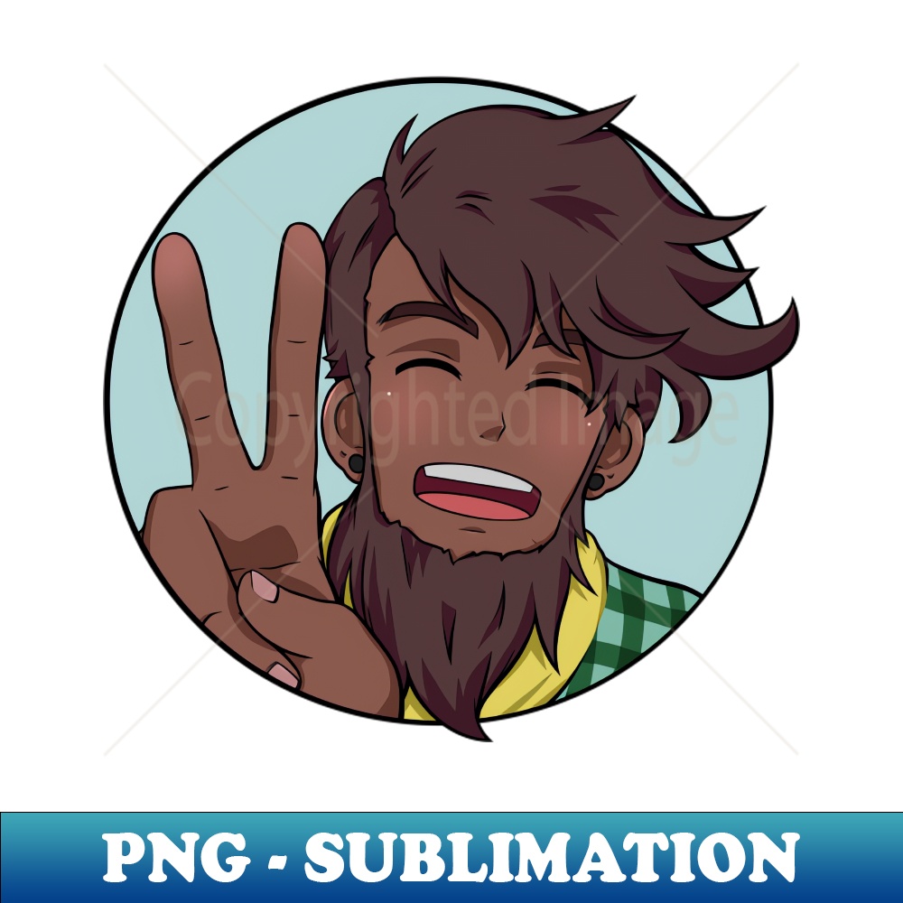 Blessed Theo Peace Sign - PNG Transparent Sublimation File - - Inspire ...