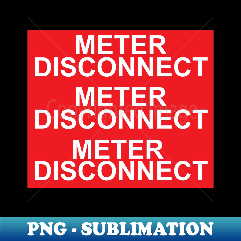 Electric Meter Disconnect Sticker With Three Labels - Instan | Inspire ...