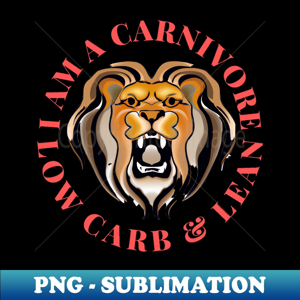 Carnivore low carb and lean lion - Decorative Sublimation PN | Inspire Uplift