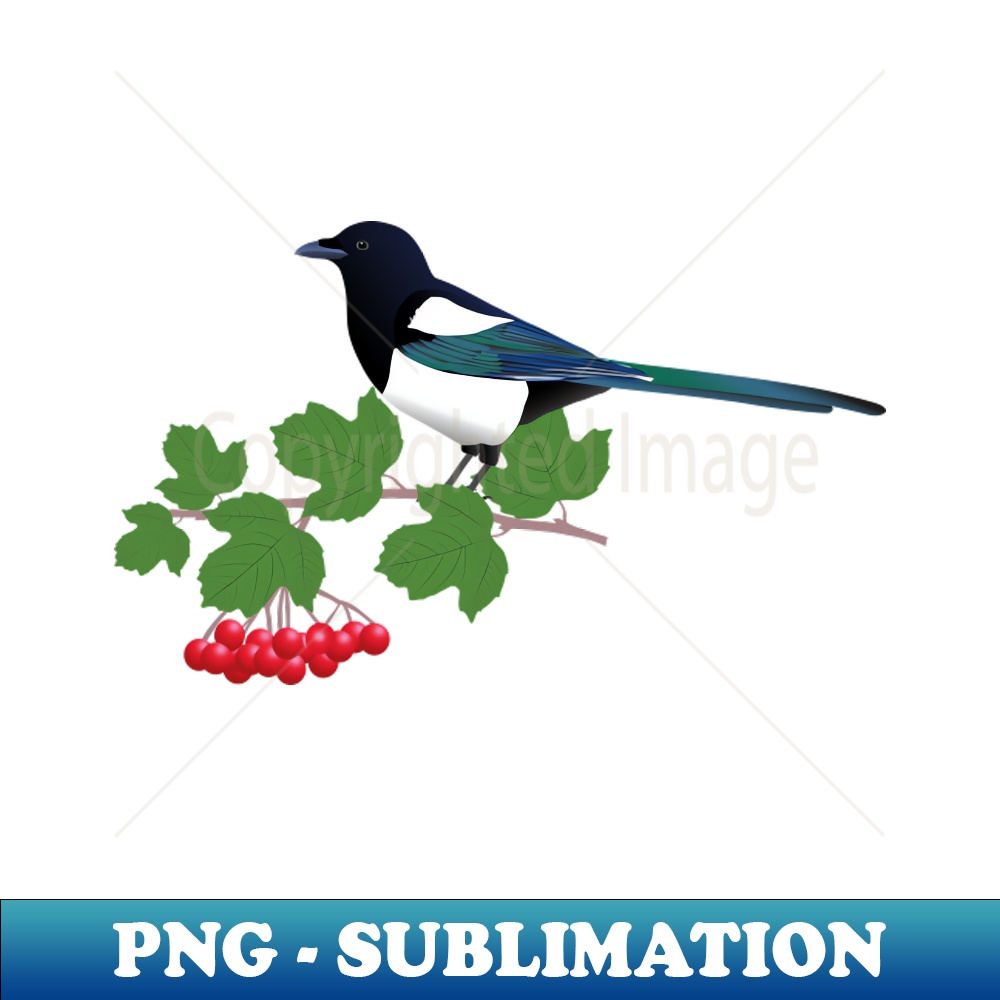 Magpie - PNG Transparent Digital Download File for Sublimati | Inspire ...