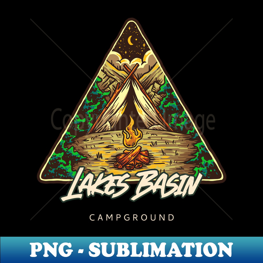 Lakes Basin Campground - Retro PNG Sublimation Digital Downl | Inspire ...