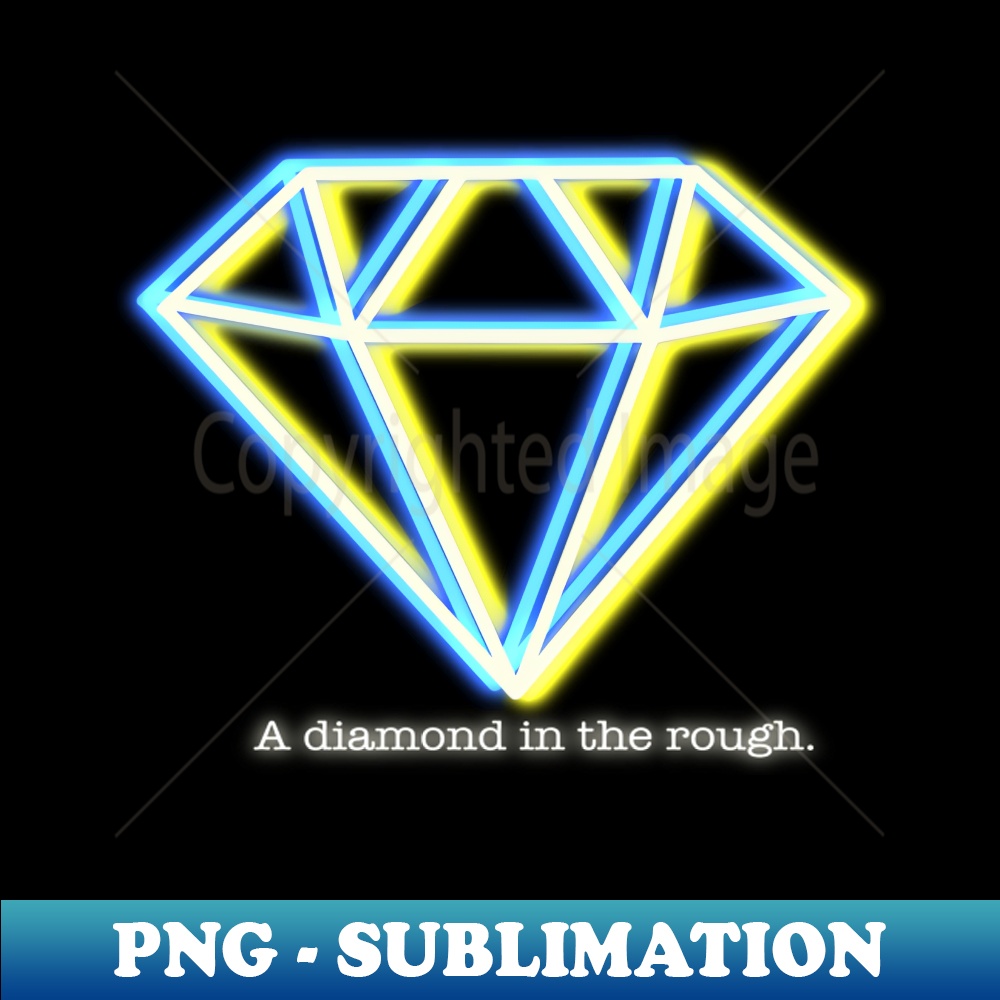 Neon - Diamond - Sublimation-Ready PNG File - Stunning Subli - Inspire ...