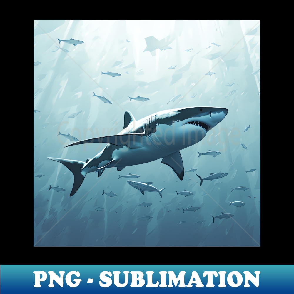 Sharks in the light blue - Elegant Sublimation PNG Download | Inspire ...