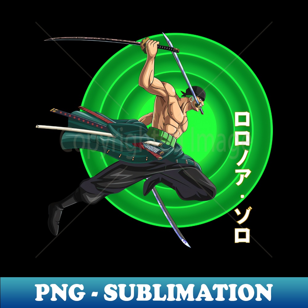 Roronoa Zoro - PNG Transparent Sublimation File - Perfect fo | Inspire ...