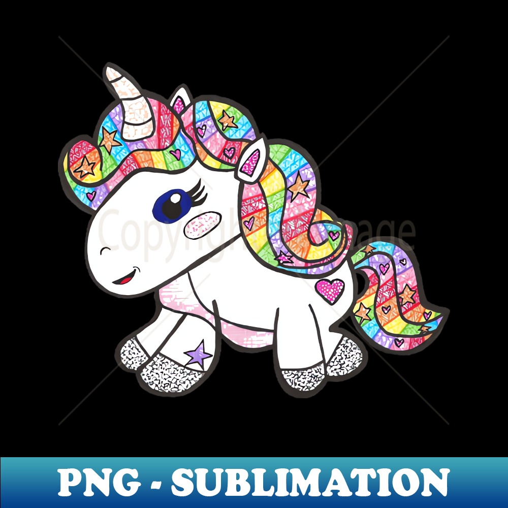 Rainbow Unicorn - PNG Transparent Sublimation File - Spice U | Inspire ...