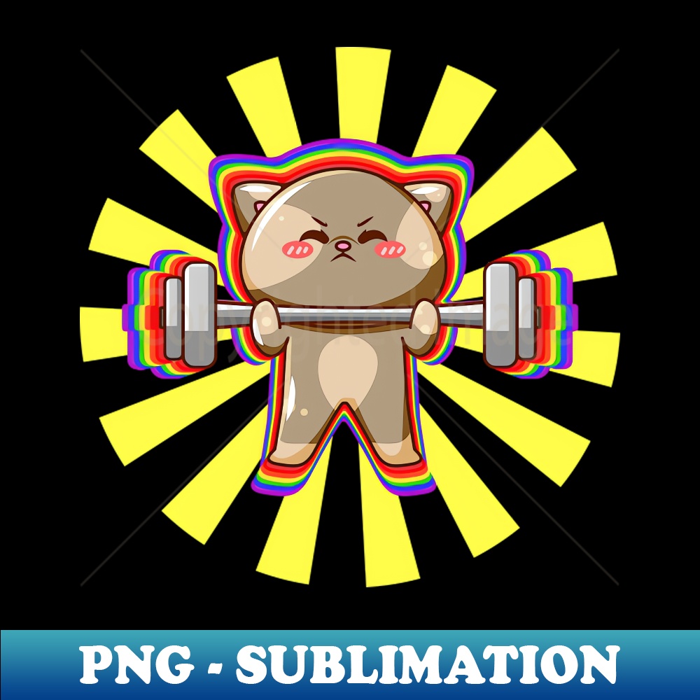 Workout Kitty Explosion - Creative Sublimation PNG Download | Inspire ...